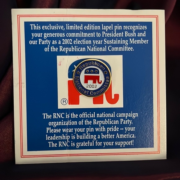 Accessories | 202 Election Rnc National Campaign Pin | Poshmark